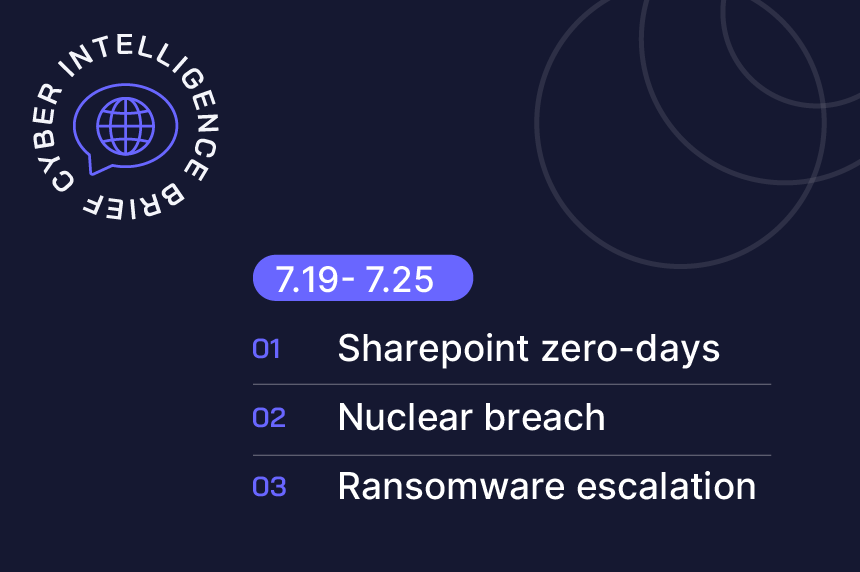 Cyber Intel Brief: SharePoint zero-days | authentic8